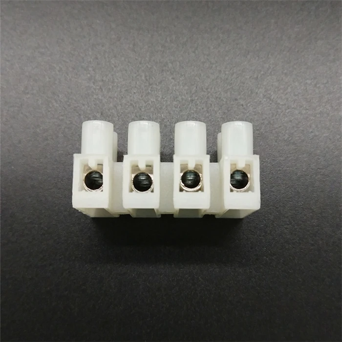 PA8 4 Pin Plastic Terminal Block, 41A Screw Type Connector for ...