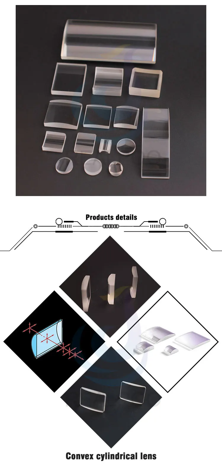 Optical Glass Cylindrical Lenses - REALPOO Customized Support