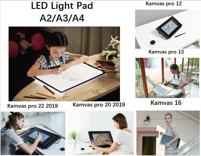 HUION KAMVAS Pro 12 Drawing Tablet Monitor with 4 Press Keys