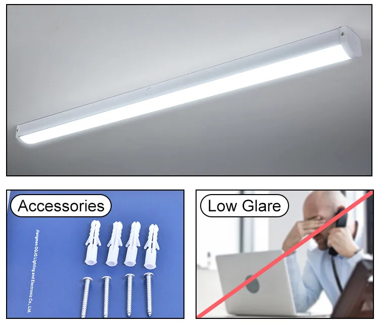 Tube Ceiling Lighting - 40wx2 T8 Cleanroom LED Fluorescent