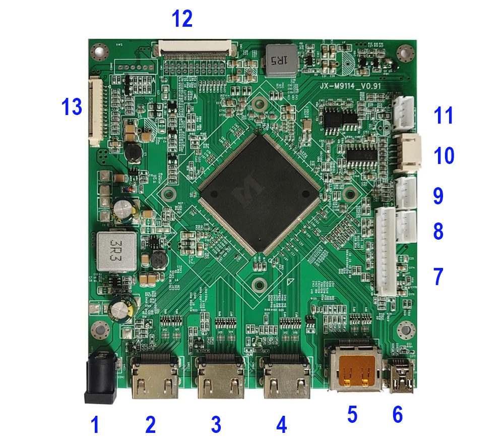 4K LCD Controller Board - High Definition Monitor PCBA