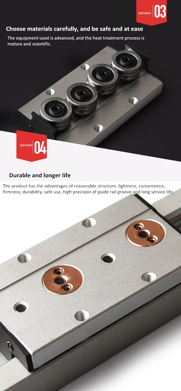 Sgb Double Axis Linear Guide Rail With Bearing Block - Smooth Motion ...