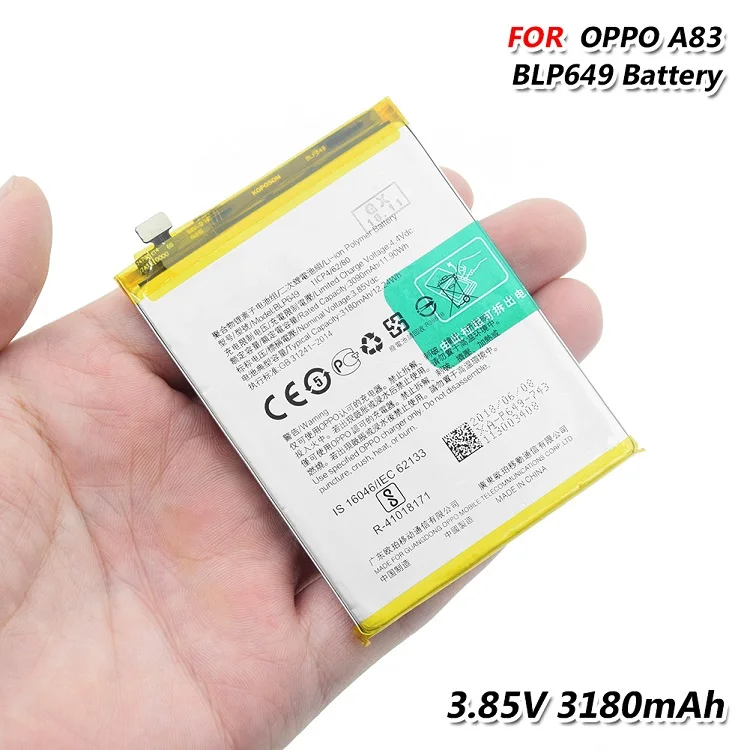BLP649 Battery - 3.85V 3180mah Li-Po for OPPO A1 A83