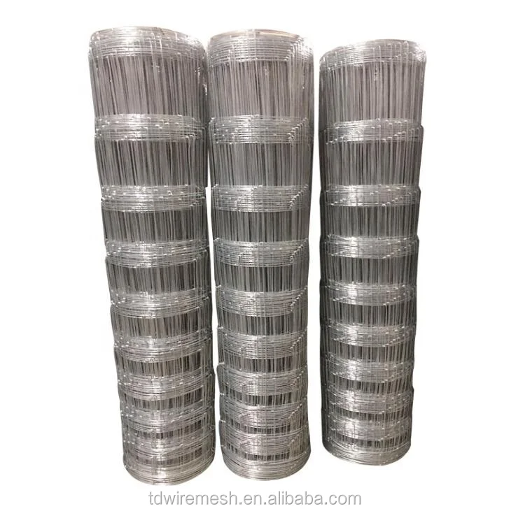 1.8m High 100m Long Bonnox Veldspan Gate Farm Field Fence Hot Dipped ...