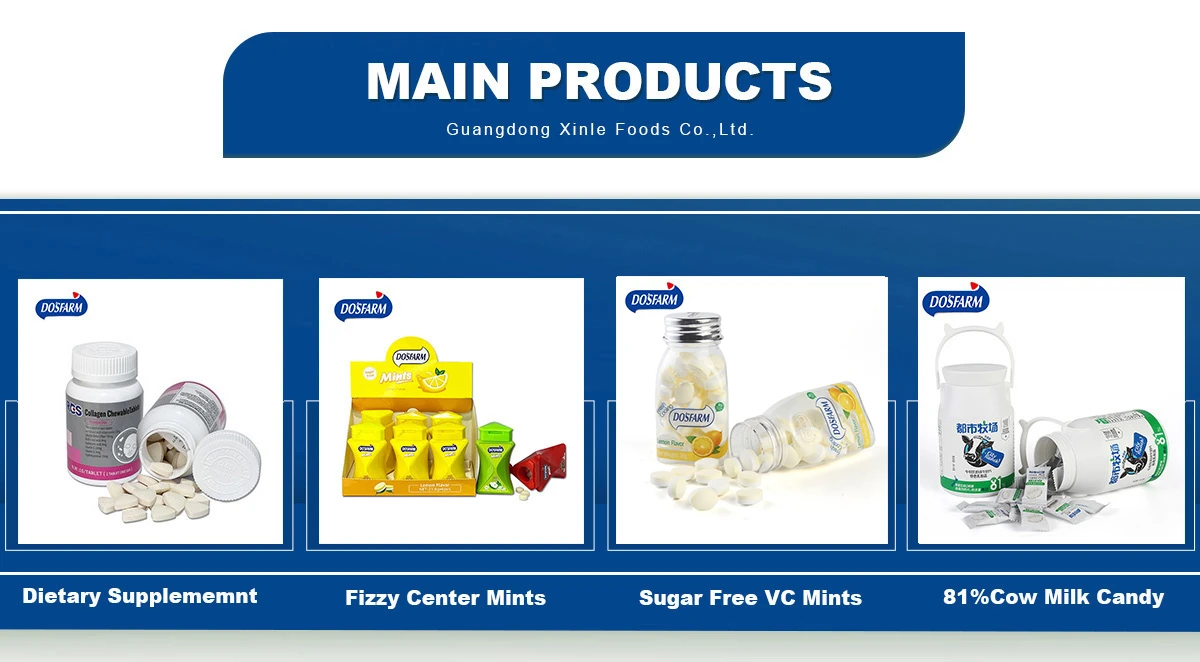 Guangdong Xinle Foods Co., Ltd. - Sugar-free Mints, Milk Candy
