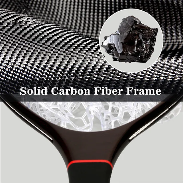 New Carbon Fiber Frame Fly Fishing Rubber Landing Net| Alibaba.com