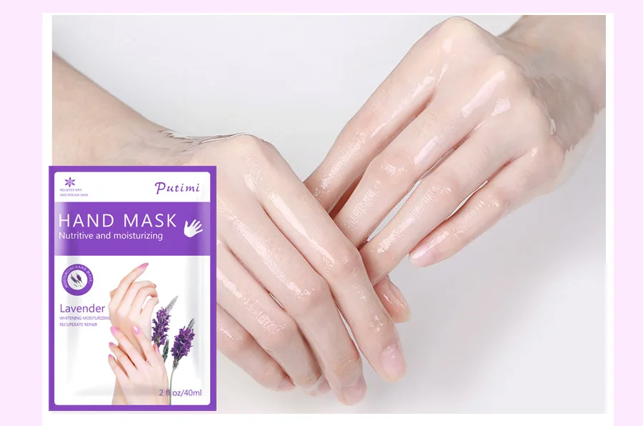 Lavender Moisturizing Hand Mask Glove Exfoliating Callus Hand Mask ...