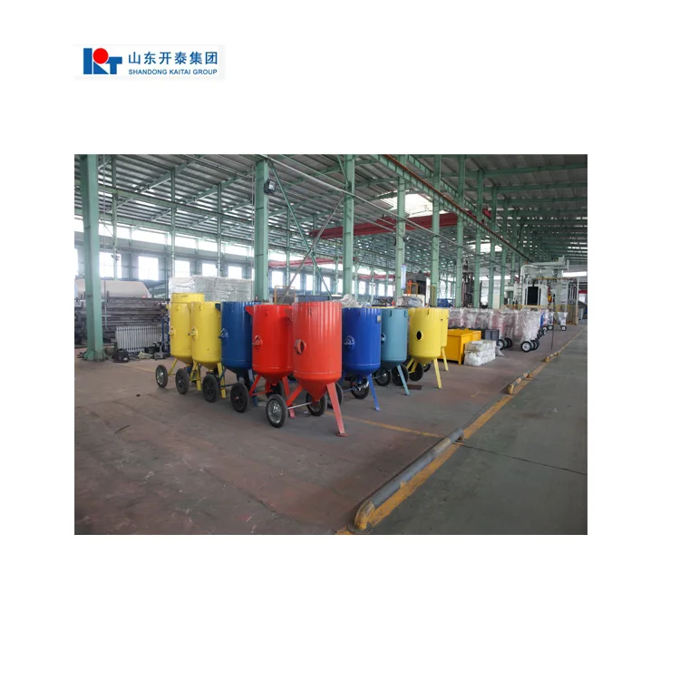 Manual Mini 100L/200L Sand Blasting Pot Steel Shot Grit Sandblaster ...
