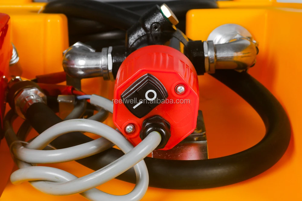 Truck Car Electric 240L Portable Fuel tank Unit with Pump Nozzle Hose ...