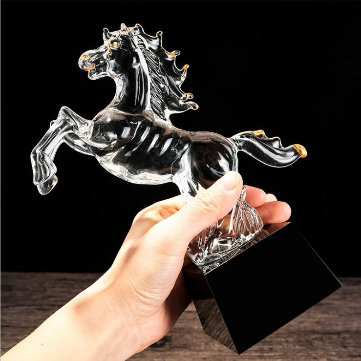 Battle Steed Crystal Horse Statue - Buy Crystal Horse Statue,Crystal ...