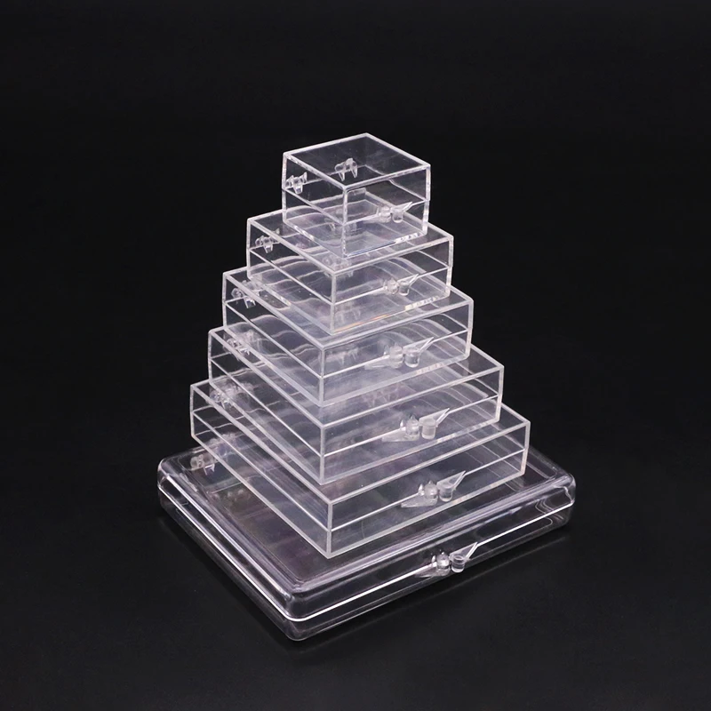 Transparent Plastic Acrylic Coin Boxes with Custom Logo