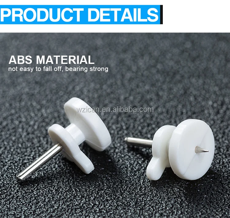 Wholesale Mini ABS Hard-Wall Plastic Picture Hooks
