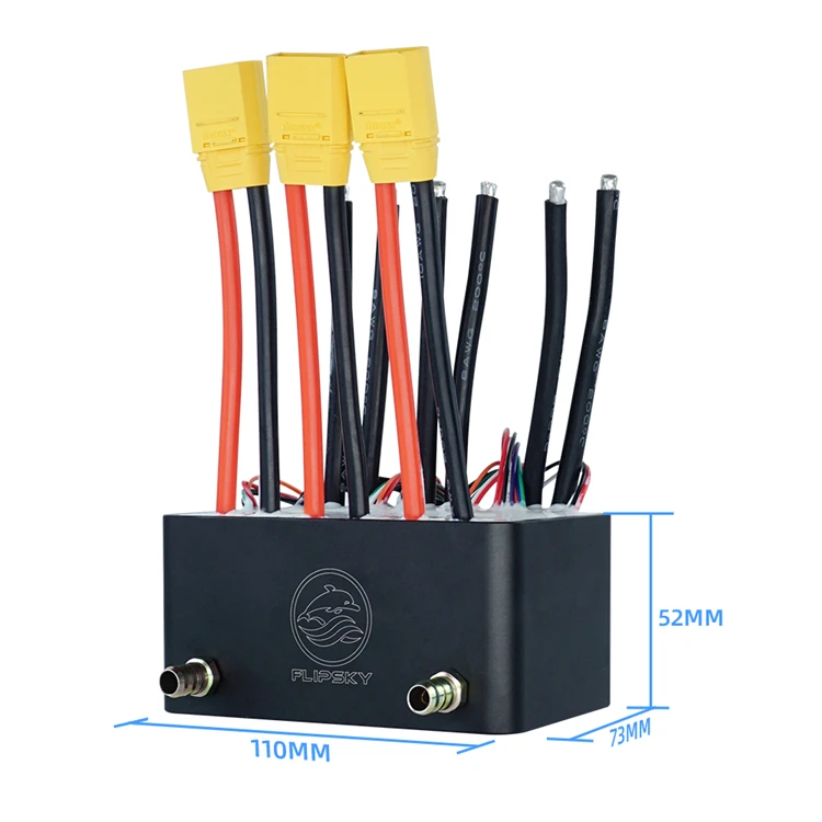 200A 75V Flipsky FSESC 75200 16S ESC for Surfing & Robotics
