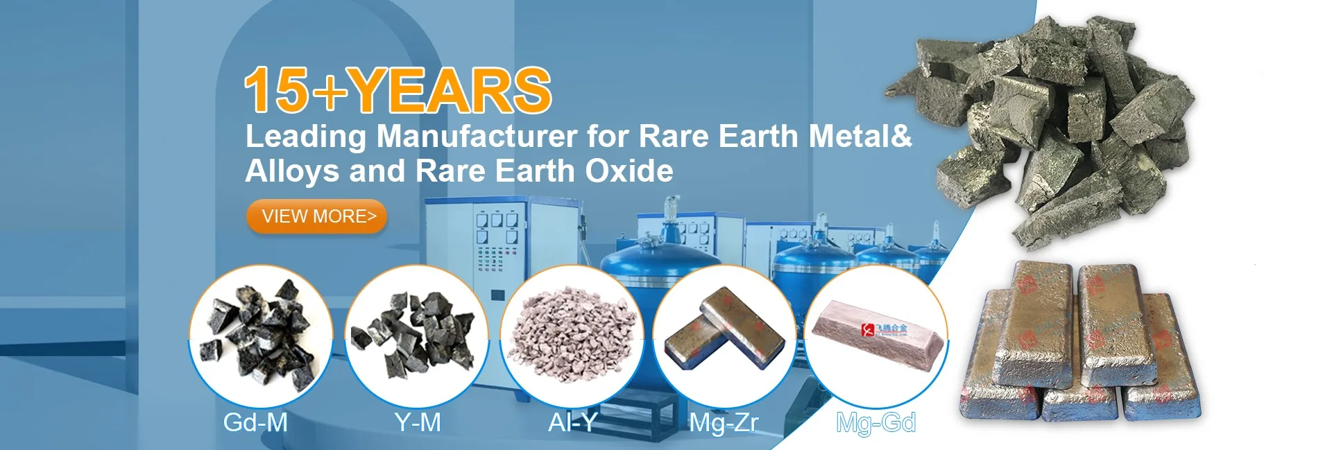 Ganzhou Feiteng Light Alloy Co., Ltd. - Yttrium Metal, Gadolinium Metal