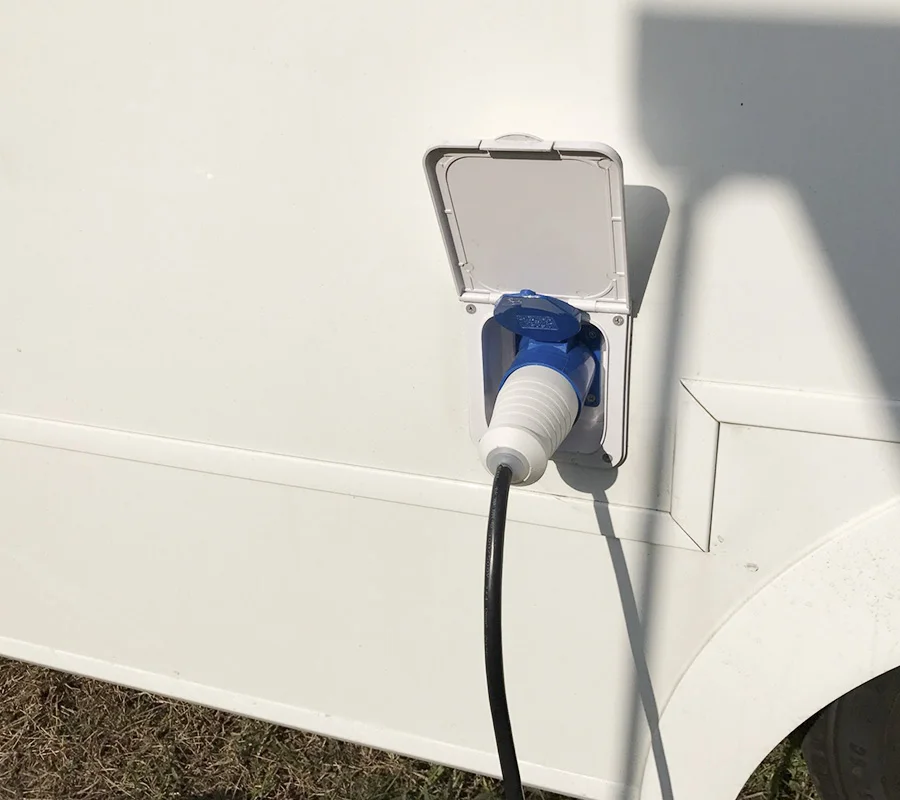 TYTXRV Camper 220V-250V White 32A Anti-Uv Waterproof Plug Socket