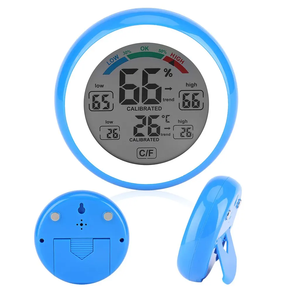 Round Digital Thermo-Hygrometer - Accurate Termo & Higro Meter