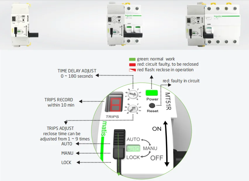 Matis Mt51ra Automatic Recloser - Buy Automatic Recloser,Matis Mt51ra ...