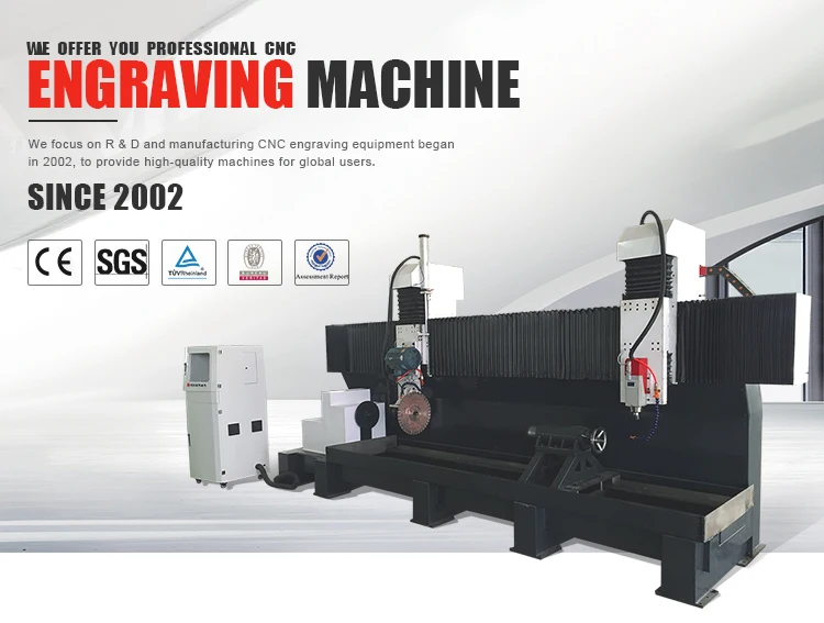 Lathe Stone Column Balustrade Cutting Machine For Making Various Solid ...