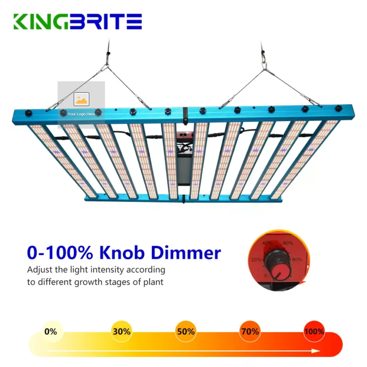 Kingbrite X55 Series 240w 320w 480w 650w 800w 1000w Samsung Lm301h Full Spectrum Led Grow Light ...