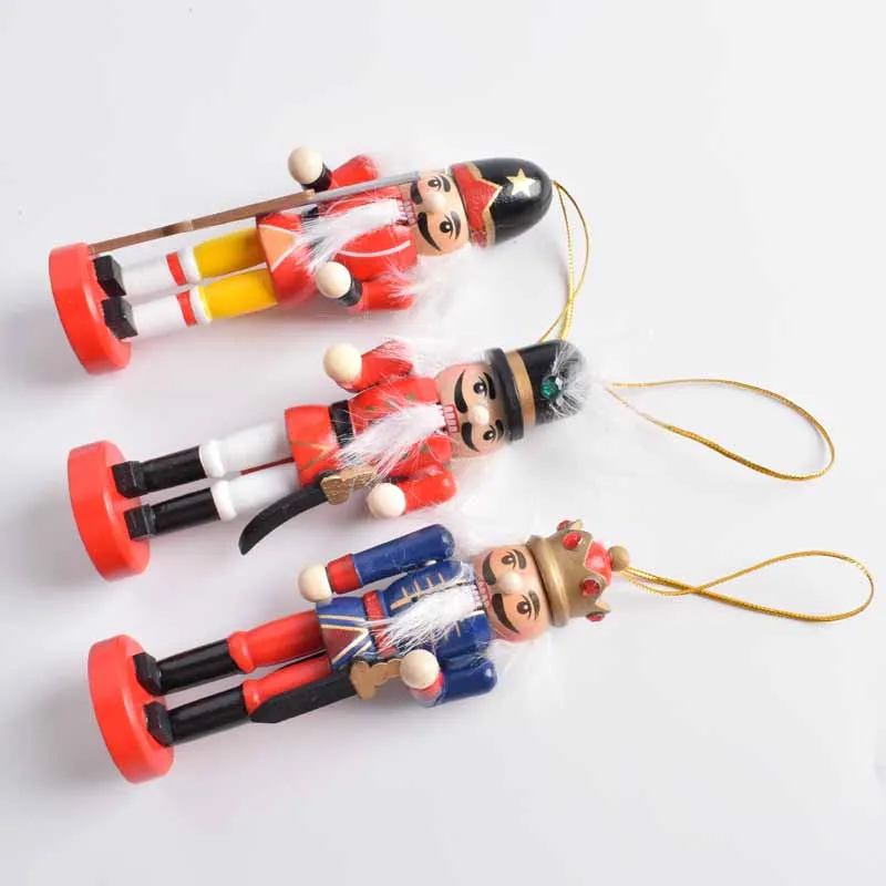 Wholesale 2020 Hot Sale Decorative Wooden Nutcrackers 6pack/set 12cm ...