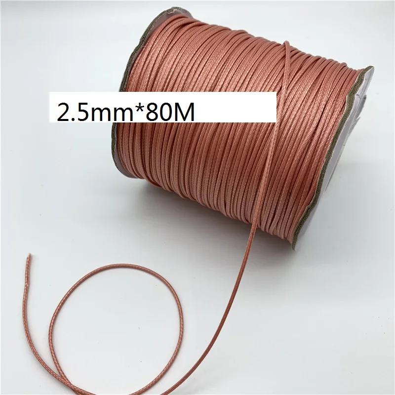1.0mm Colorful Waxed Cotton Cord Waxed Thread Cord String Strap ...