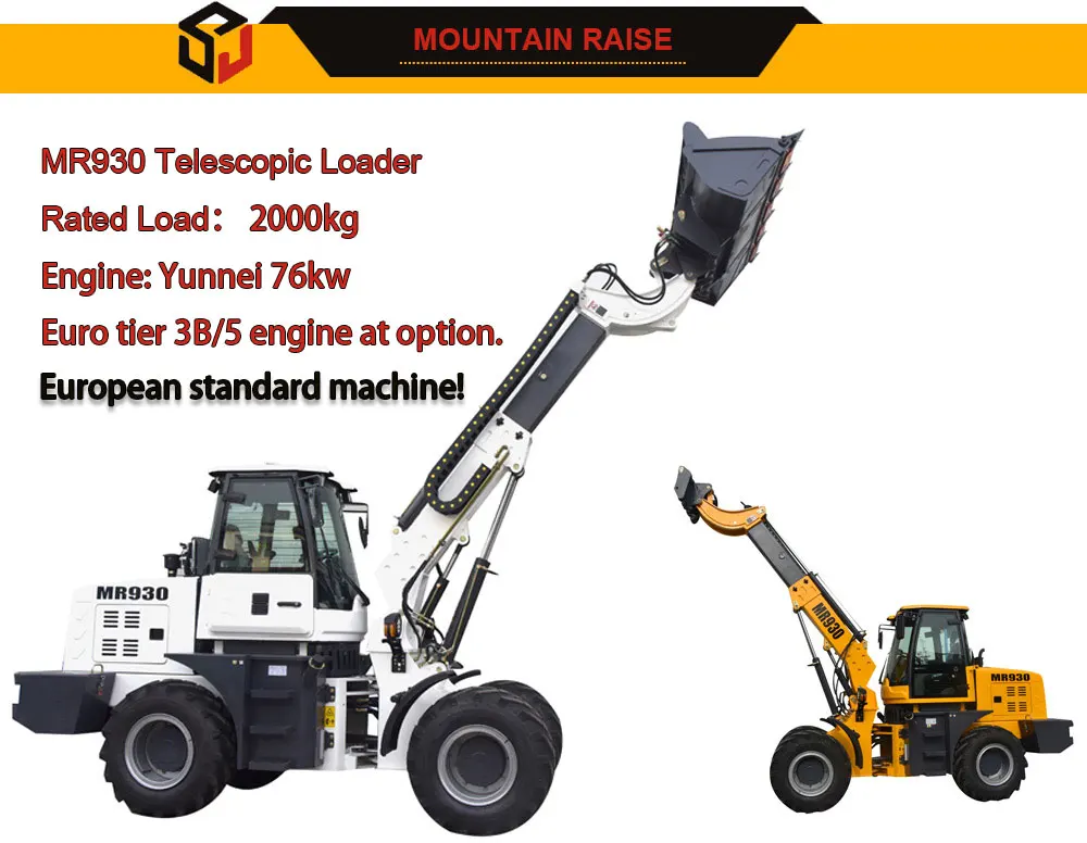2000kgs Front End Loader With Telescopic Boom - Buy Telescopic Boom ...