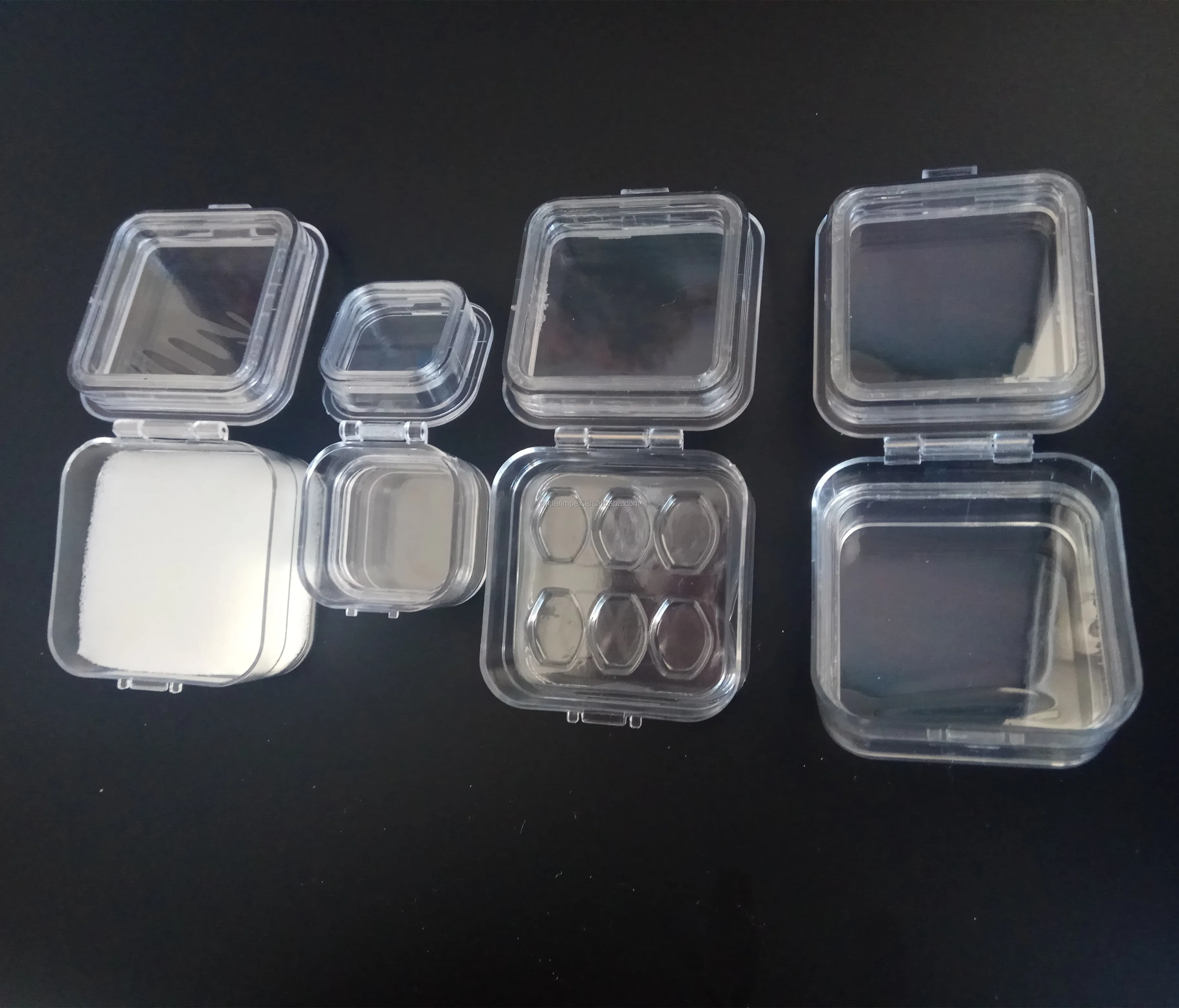 Denture Display Clear Shock-Proof Dental Veneer Packing Membrane Box