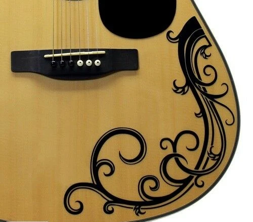 Custom Sticker Design Vinyl Guitar Sticker Decals Oem Modification ...