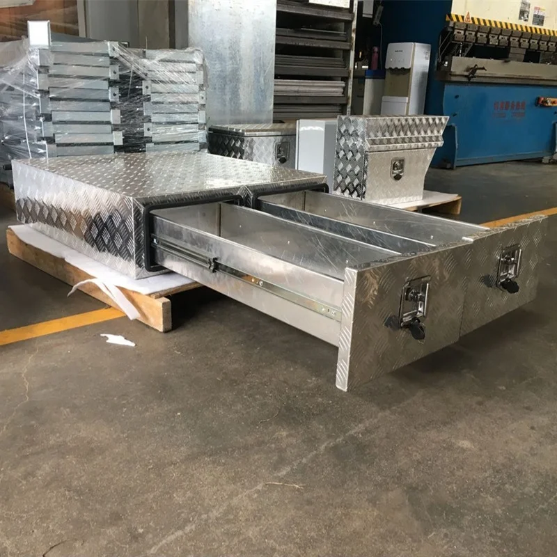 Toolbox 2100 X750x170mm - Durable Sliding Drawer for Ute