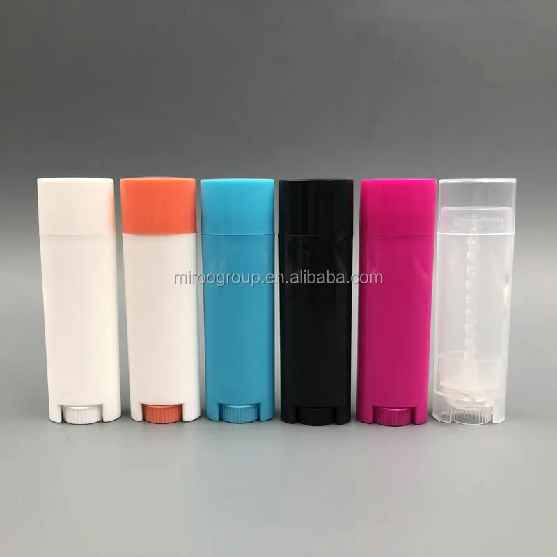 In Stock 0.15oz 4.5ml 4.5g Empty Chapstick Lipstick Container Flat Oval ...