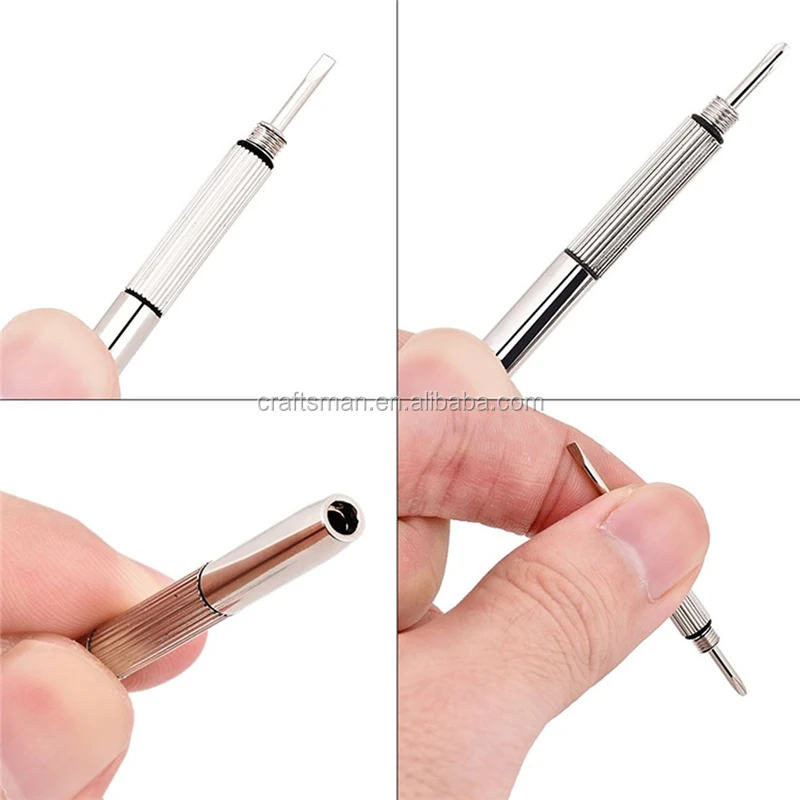 Magnetic 3 In1 Eyeglass Screwdriver Hand Tools Mini Eyeglass Screw ...