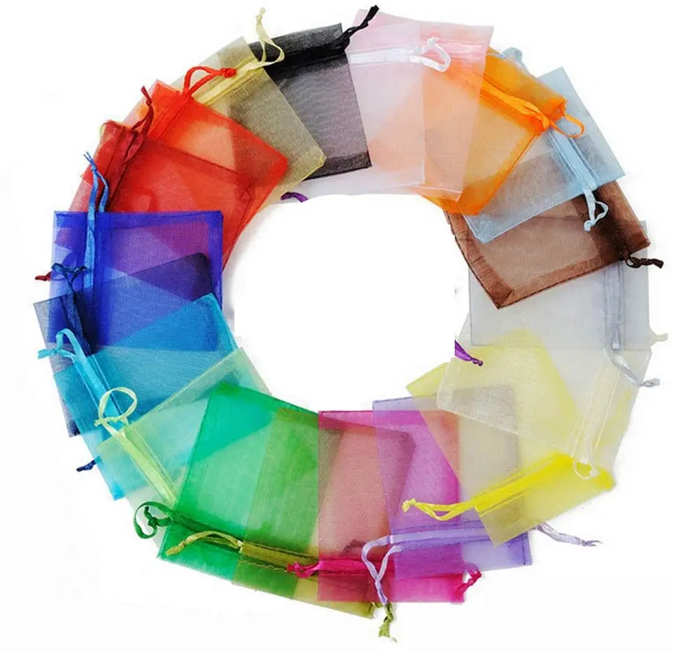 Organza Drawstring Bags - Perfect for Party and Gift Packing