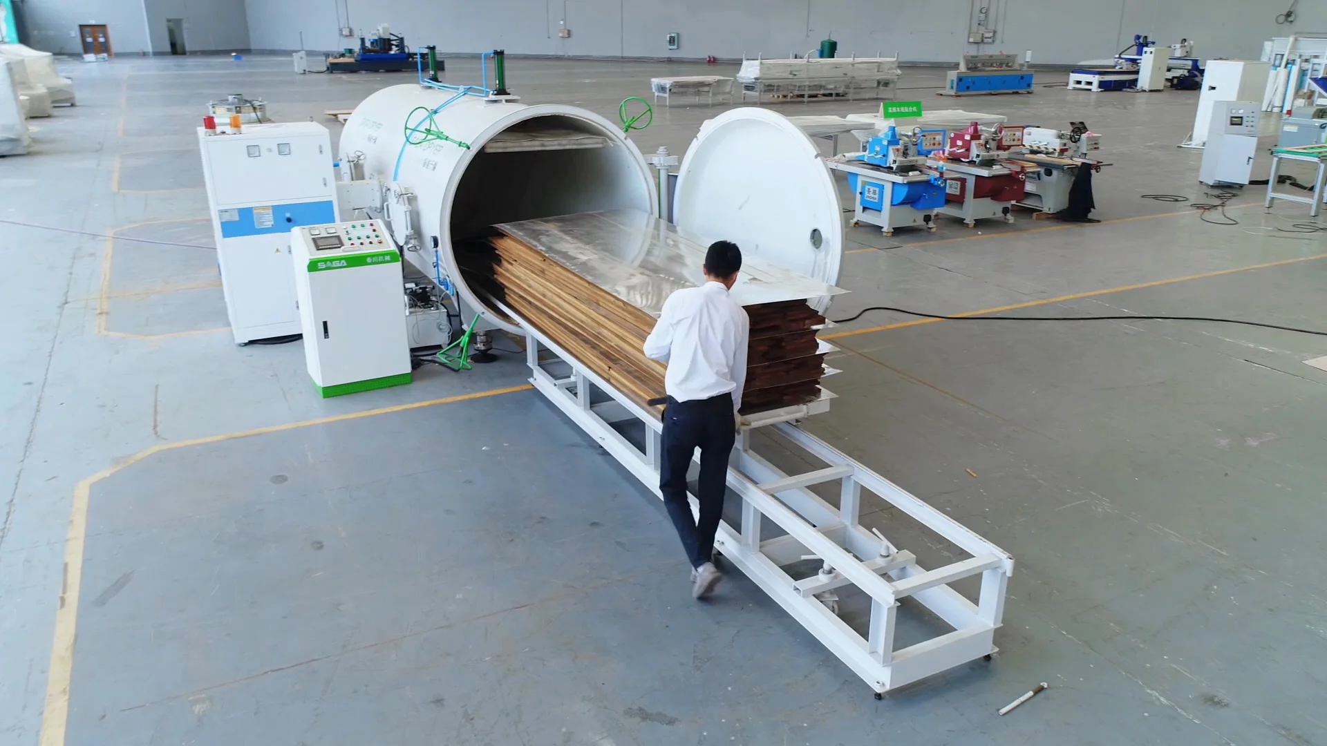 Hf Wood Kiln Drying Oven Timber Dryer Hfvd45-sa - Buy Wood Kiln,Wood ...