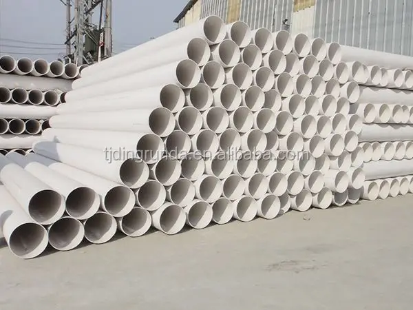 Large PVC Pipes 100mm to 500mm for Water Supply & Drainage - OEM