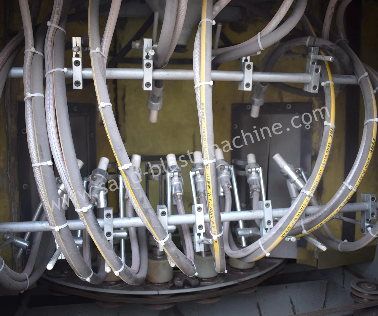 Fully Automatic Sandblasting Machine,Automatic Turntable Sandblast ...