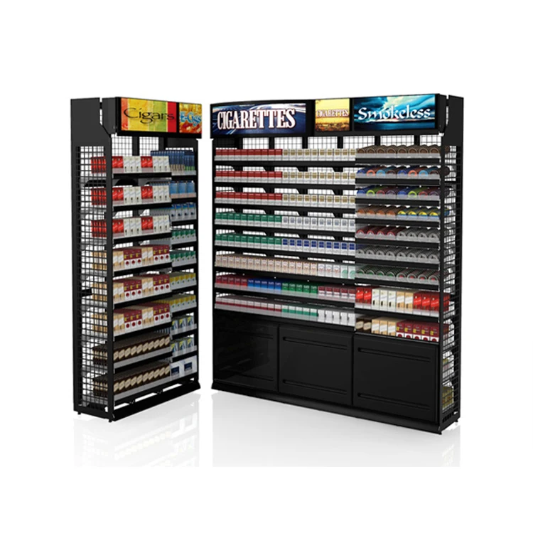 Floor Standing Commercial Cigarette Display Cabinets - Buy Commercial ...