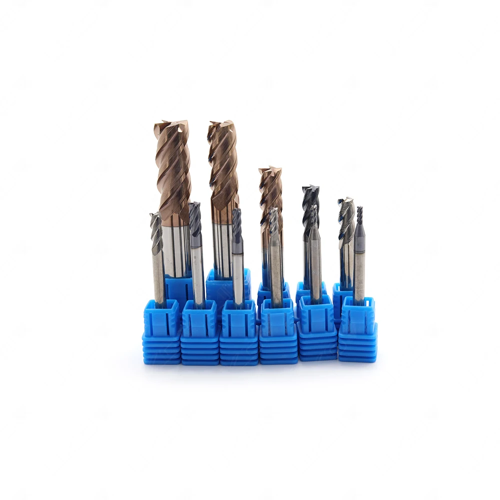 High Speed 2 Flutes Nano Coating Spherical End Mill Cutters For ...