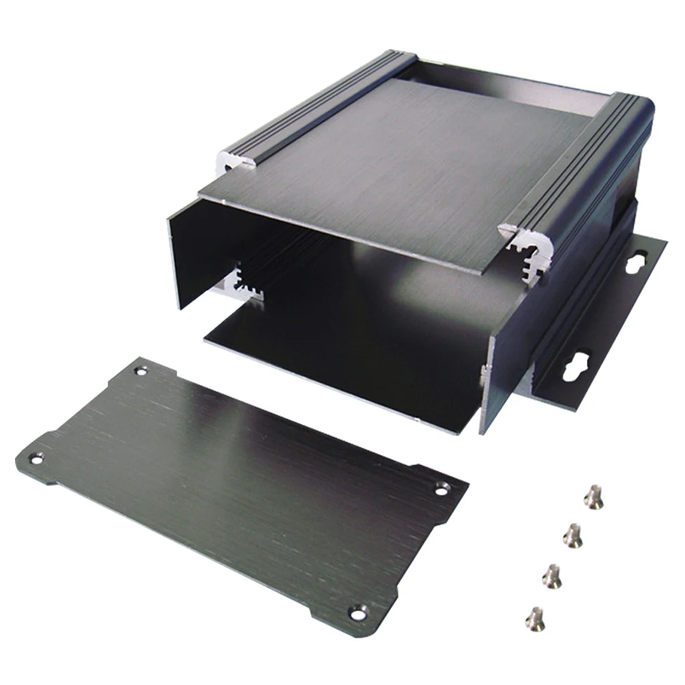 Customized Size Extrusion Aluminum Enclosure/housing/box With Front And ...