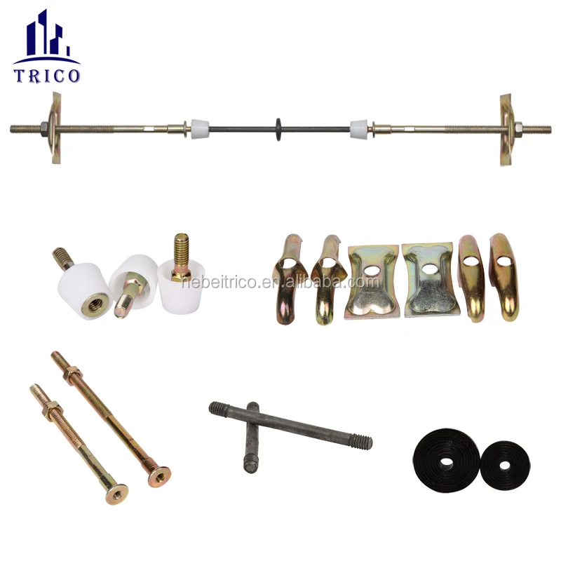 Factory Price Concrete Formwork Form Tie System Yellow Zinc 210mm B9 ...