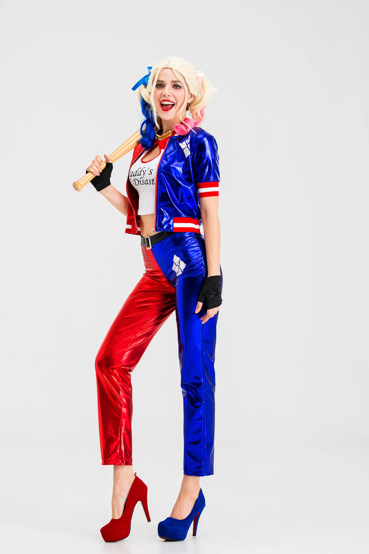 섹시한 여성 코스프레 자살 분대 슈퍼 악당 컬렉션 파티 할로윈 조커 할리 퀸 성인 의상 Buy 섹시한 코스프레 의상할로윈 코스프레 할리 퀸 의상 Product On