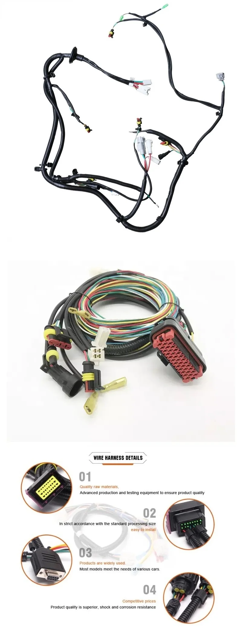 2023 Factory Manual Custom Molding Wiring Harness Car Engine Automotive ...