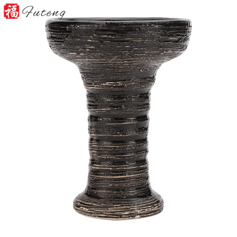 Manufacturer Shisha Ceramic Head Hookah Bowl High Quality Black Color ...