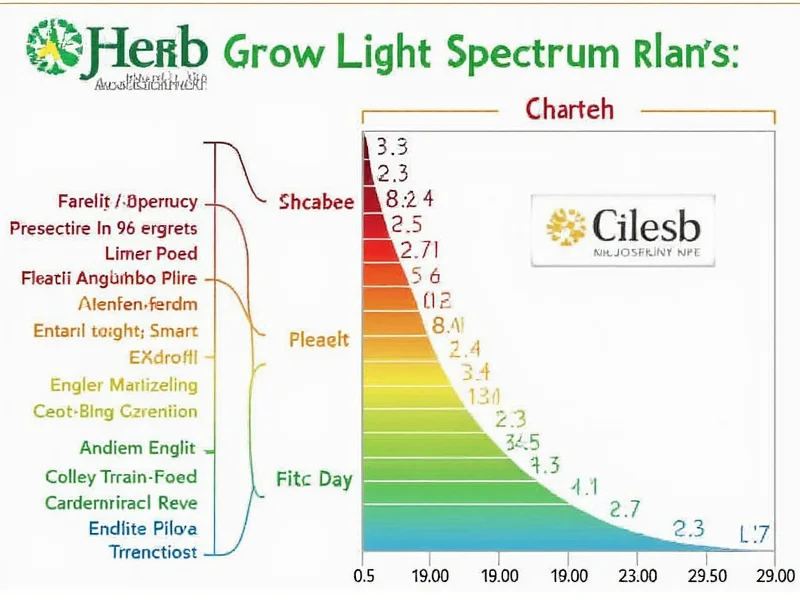 Herb Grow Light Specs: Optimal Spectrum & PPFD for Flavorful Herbs