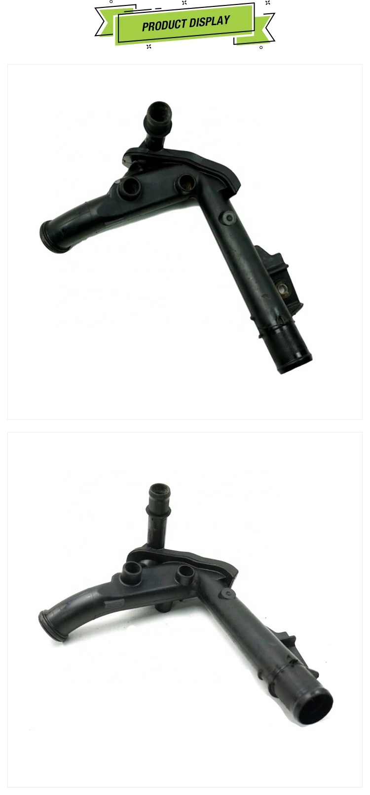 Engine Thermostat Housing Water Flange Coolant Hose Connector OEM ...