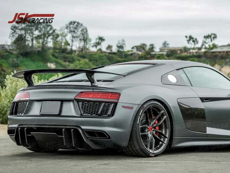 V~rsteiner Style Carbon Fiber Rear Spoiler For 2016-2018 Audi R8 - Buy ...