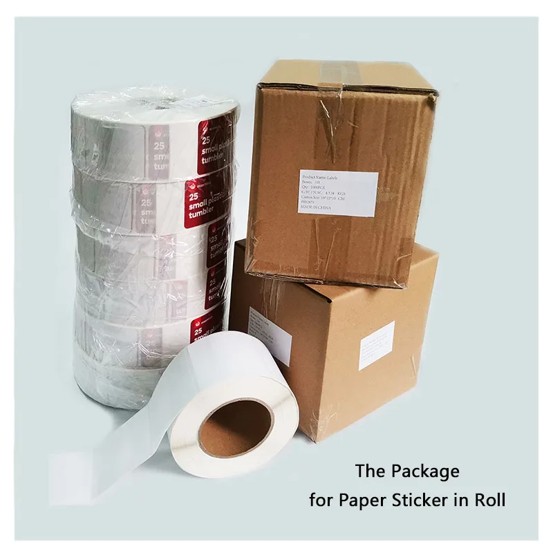 Custom Sticker Label A3 A4 A5 Paper Round Writeable Brown Kraft Sticker ...