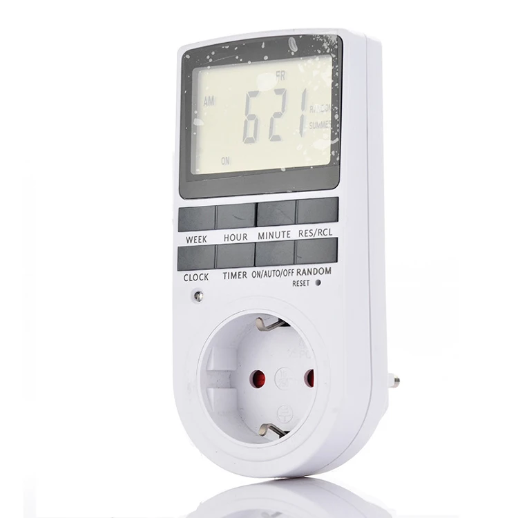 Digital Display Smart Electrical Programmable Timer Switch Smart Timer Plug Outlet Timer Socket ...