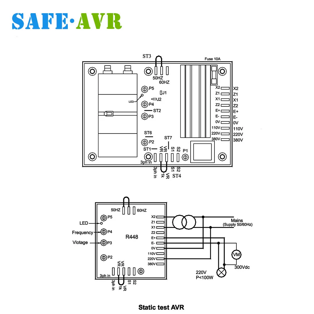 Ls Alternator Genset Spare Parts Three Phase Stabilizer Voltage ...