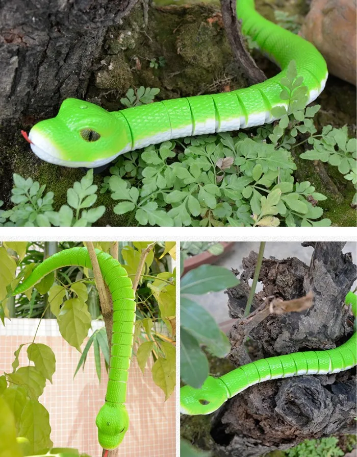 RC Snake Simulation Rattlesnake 4 Colors IR Remote Control