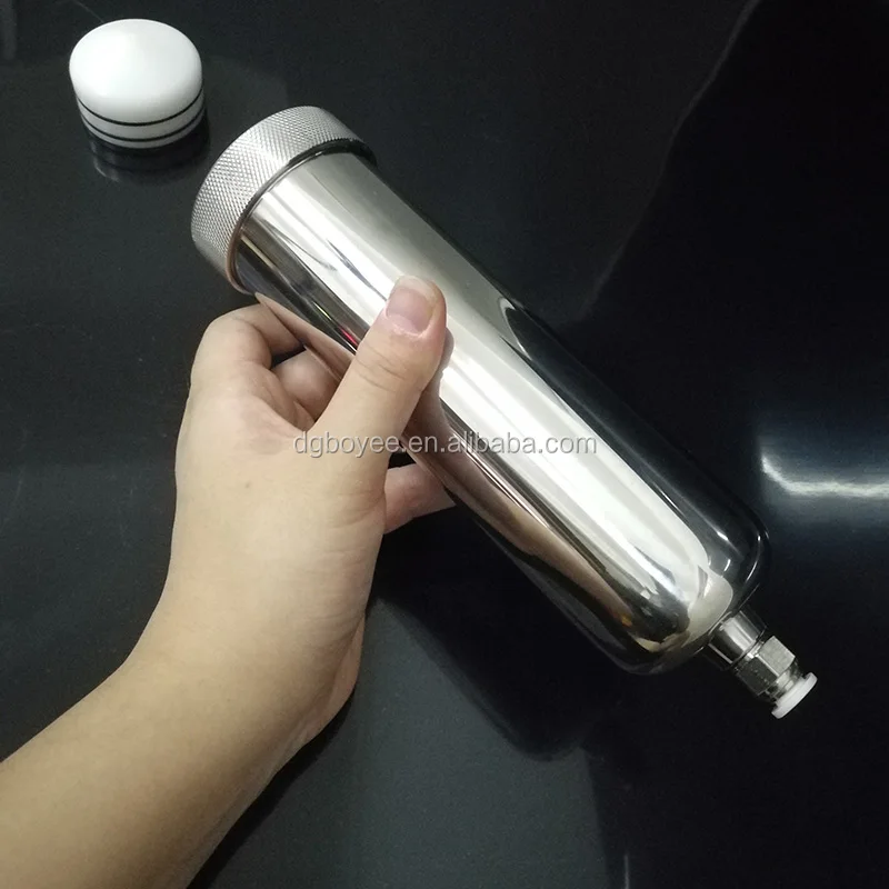 300/500cc Glue Dispensing Pneumatic Syringe - Stainless Steel